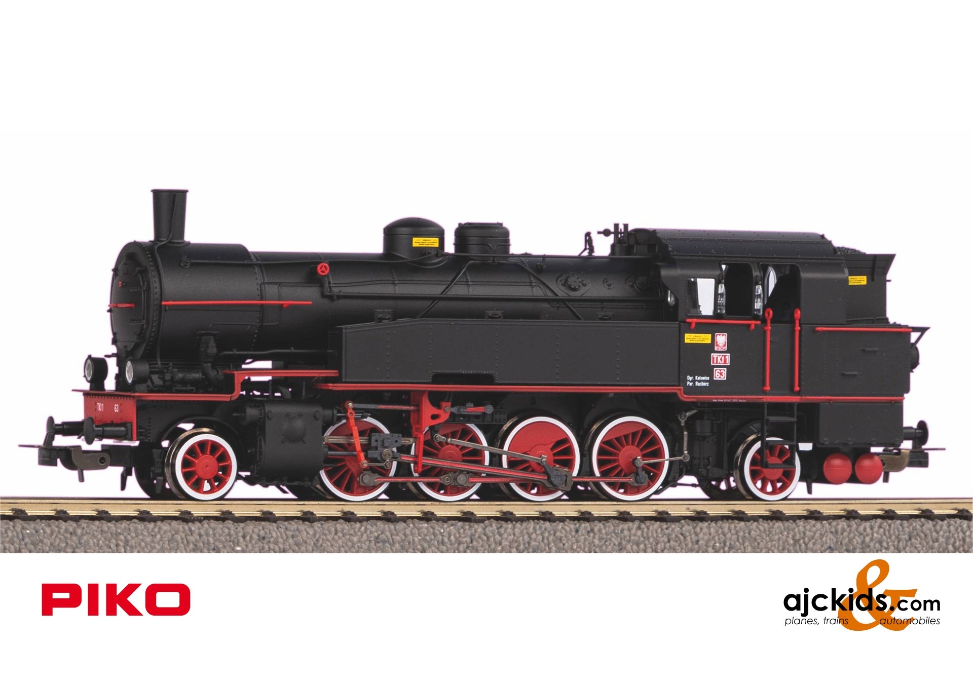 Piko 50663 at Ajckids.com, Tkt1-63 Steam Locomotive PKP III Sound