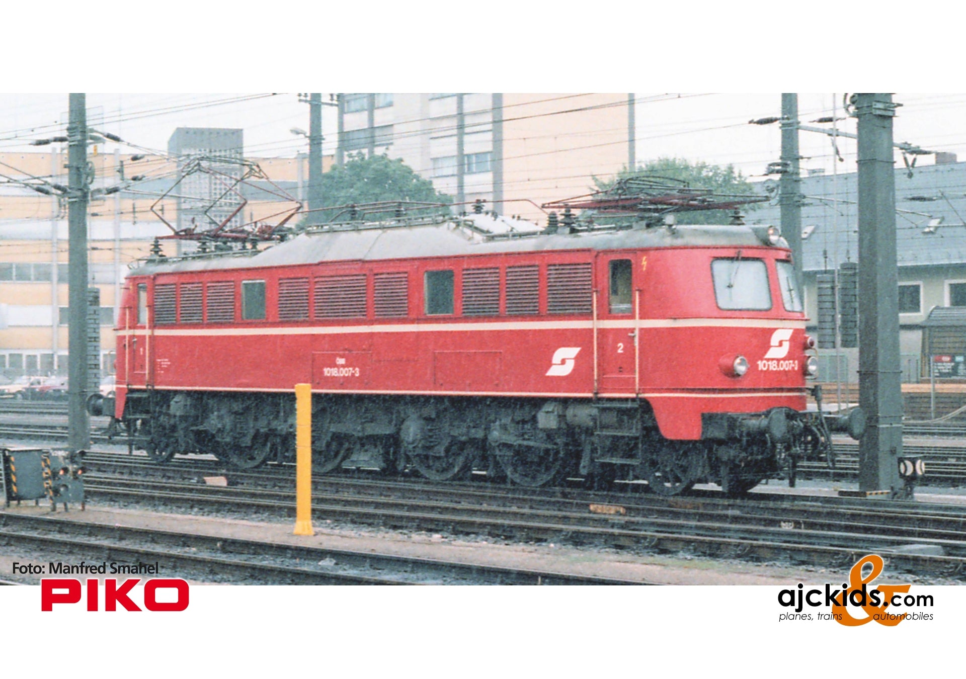 Piko 51145: ~Rh 1018 electric Locomotive, Sound OBB IV – Ajckids