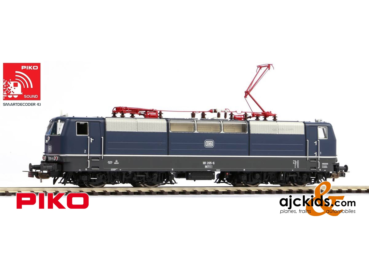 Piko 51342 at Ajckids.com, BR 181.2 Electric Locomotive DB IV Sound