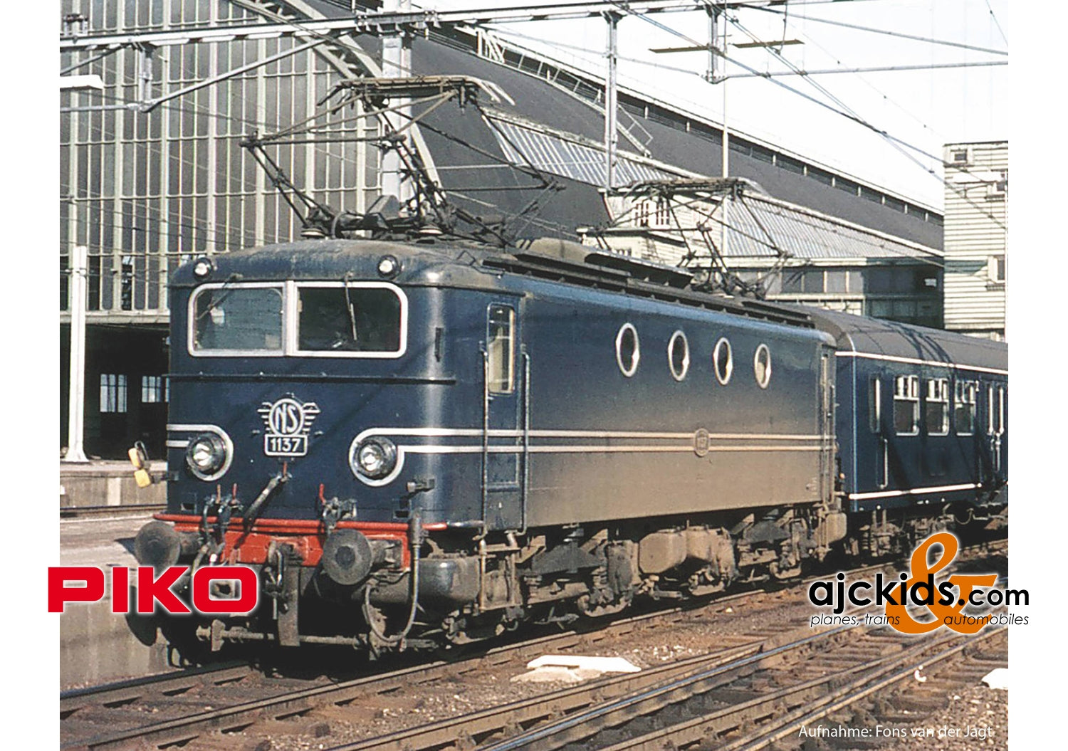 Piko 51366 at Ajckids.com, Rh 1100 Electric Locomotive NS III Blue Sound