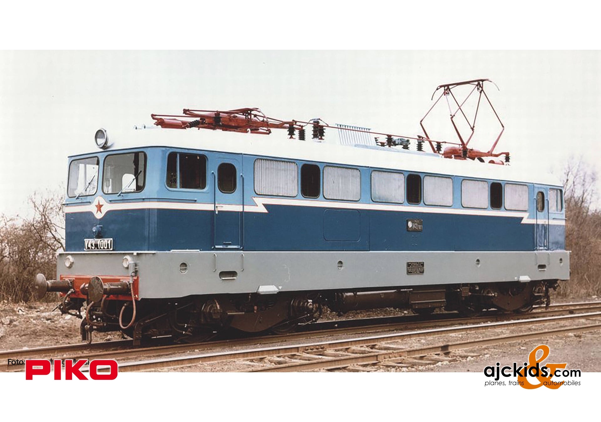 Piko 51439: ~V43 Electric Locomotive, Sound Jubi-Lok 1001 MAV V – Ajckids