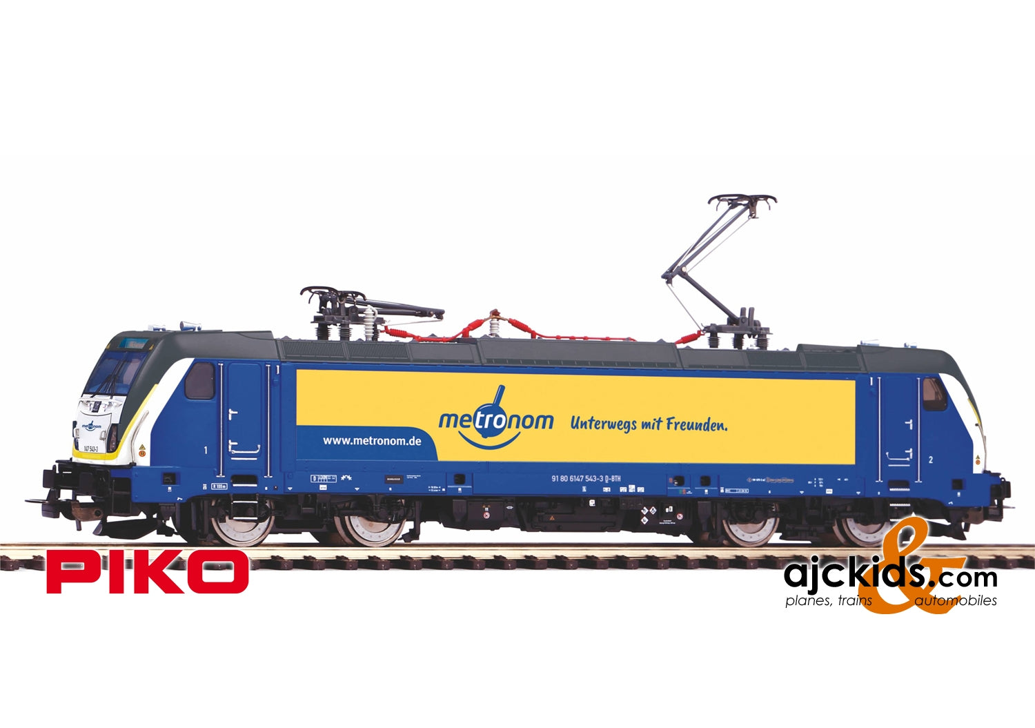 Piko 51586 at Ajckids.com, BR 147 Electric Locomotive Metronom VI