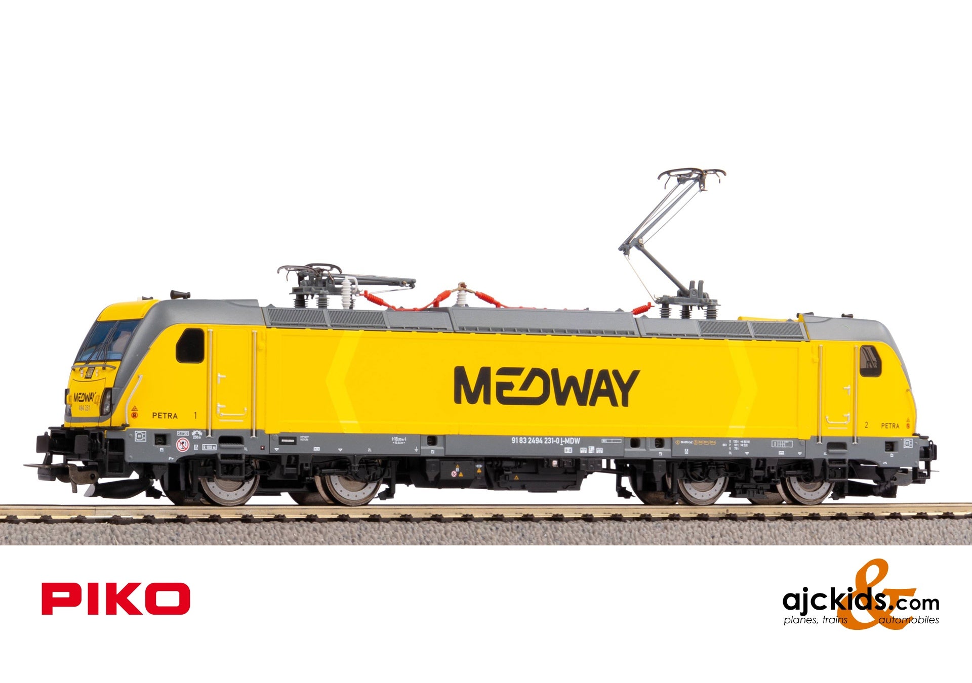 Piko 51596 at Ajckids.com, BR E.494 Electric Locomotive Medway VI Sound