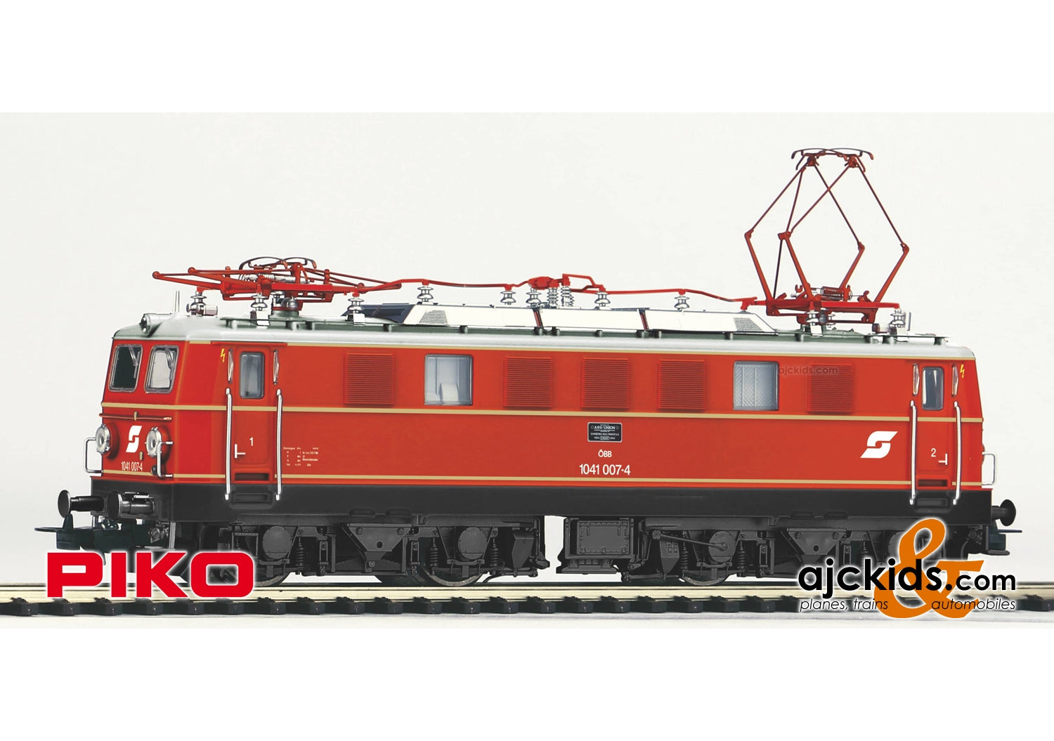 Piko 51881 at Ajckids.com, Rh 1041 Electric Locomotive ÖBB IV (AC 3-Rail)