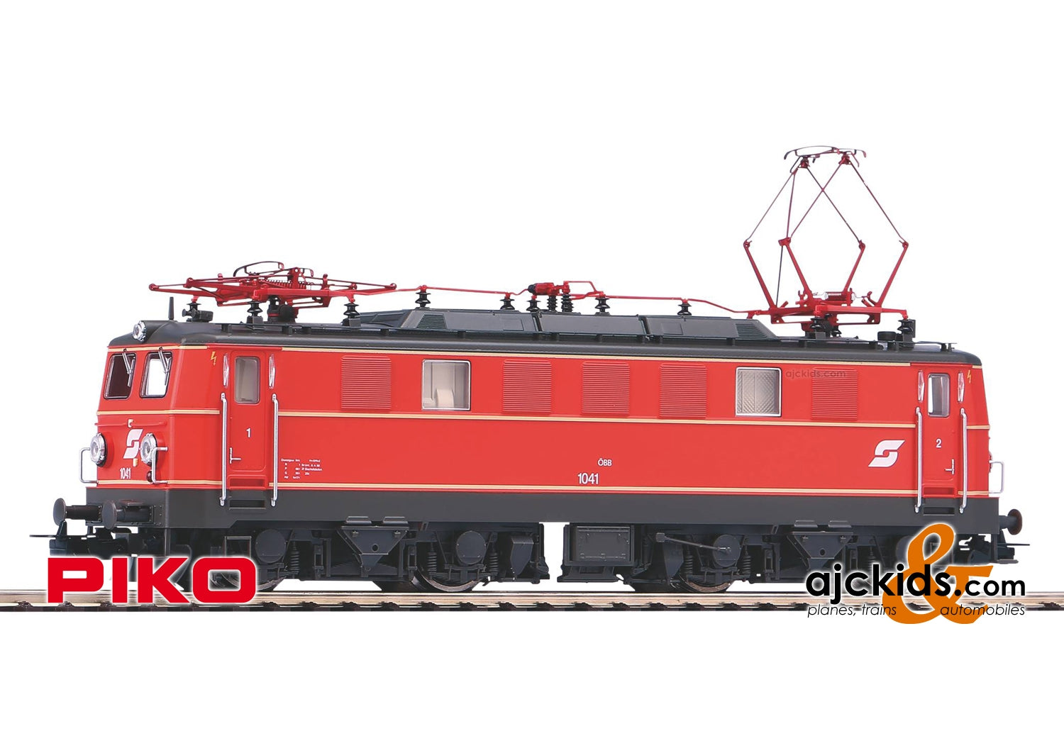 Piko 51887 at Ajckids.com, Rh 1041 Electric Locomotive ÖBB IV (AC 3-Rail)