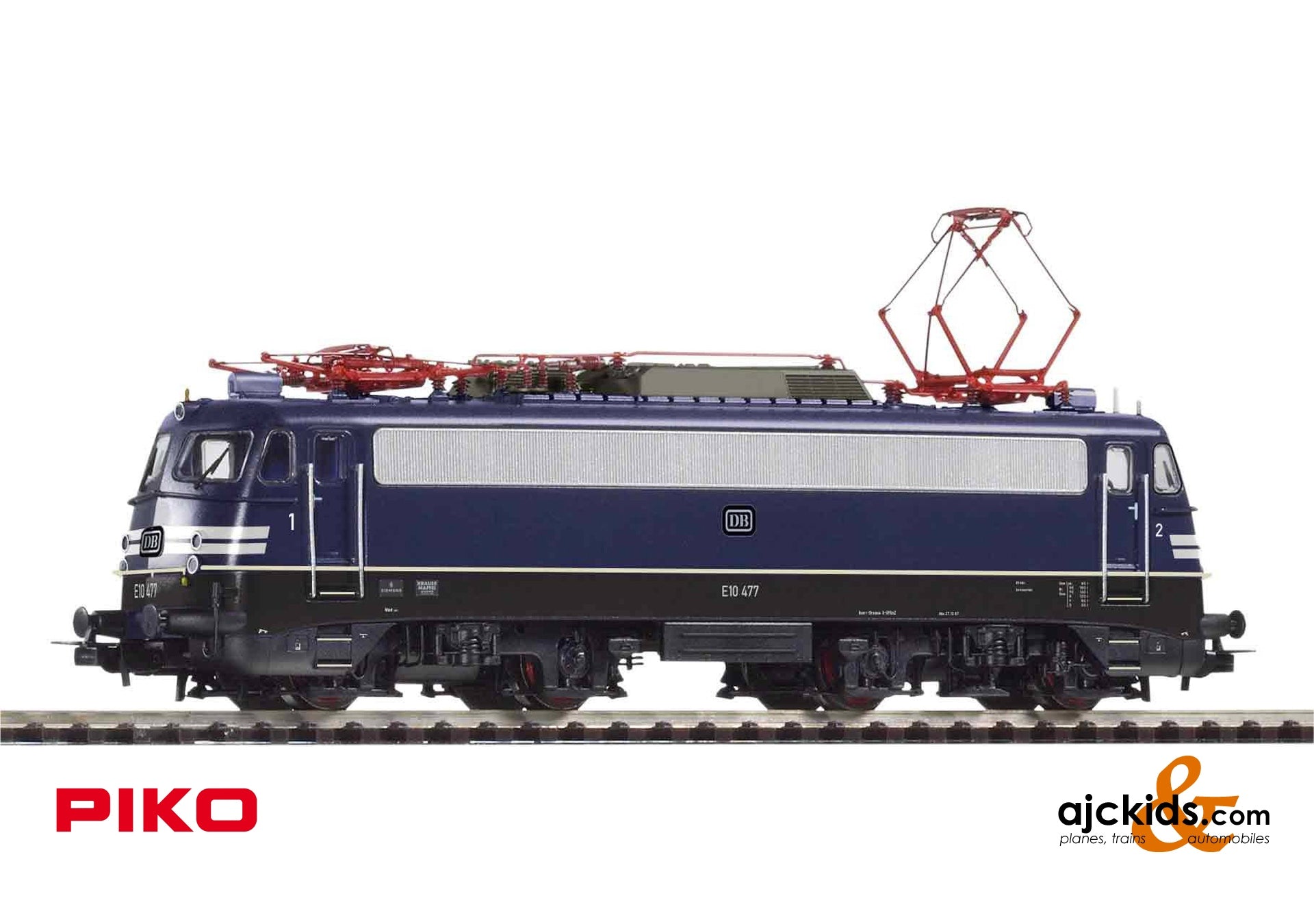 Piko 51968 E 10 477 Electric w/warning stripes DB III – Ajckids