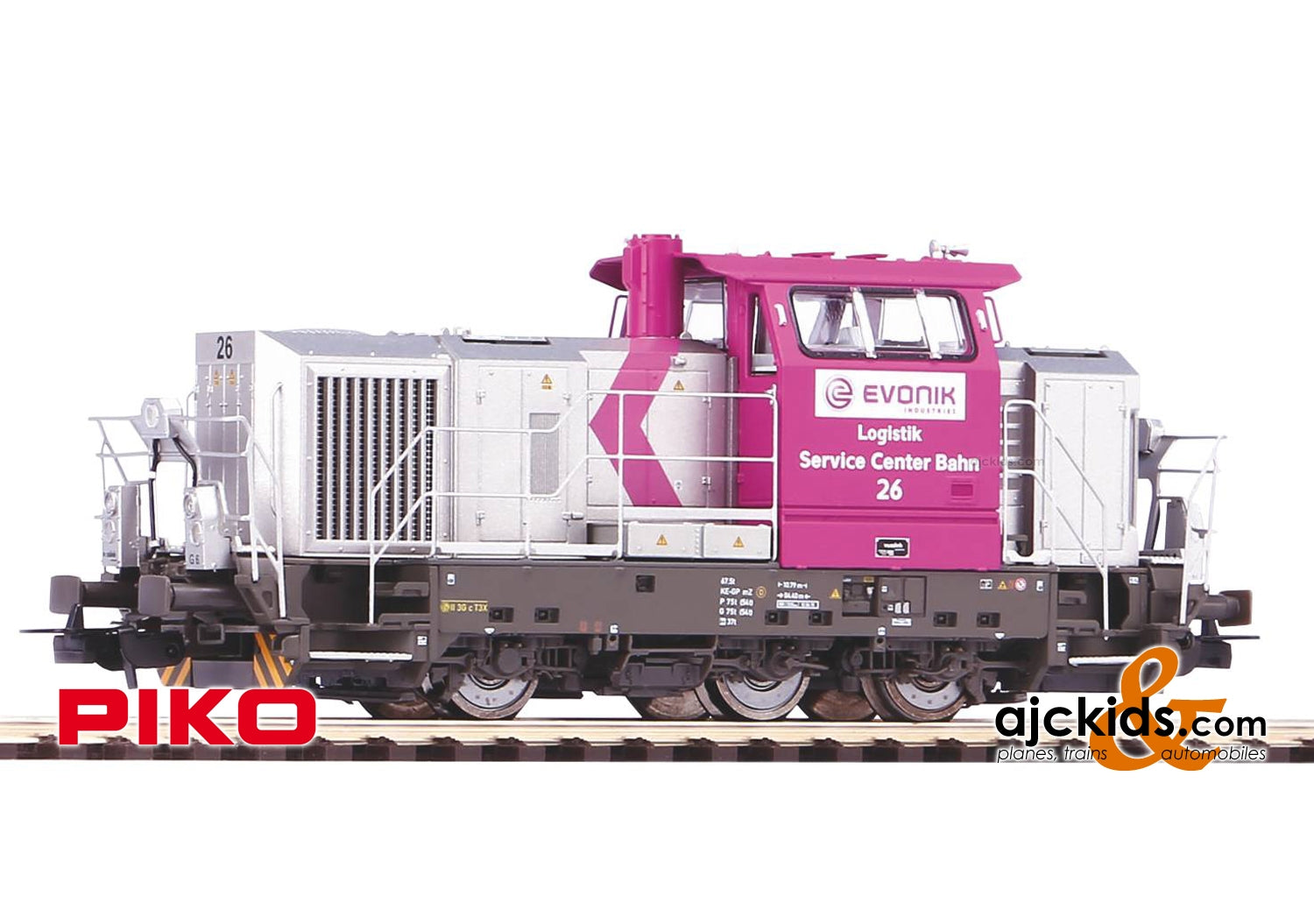 Piko 52660 at Ajckids.com, G6 Diesel Locomotive Evonik VI