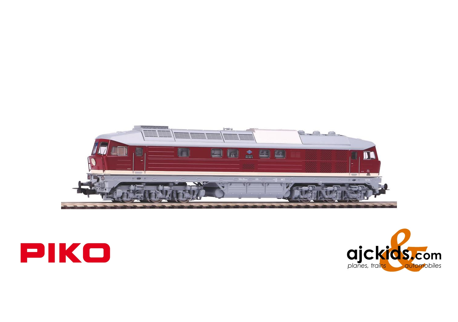 Piko 52761 at Ajckids.com, BR 132 063-9 Diesel Locomotive DR IV (AC 3-Rail)