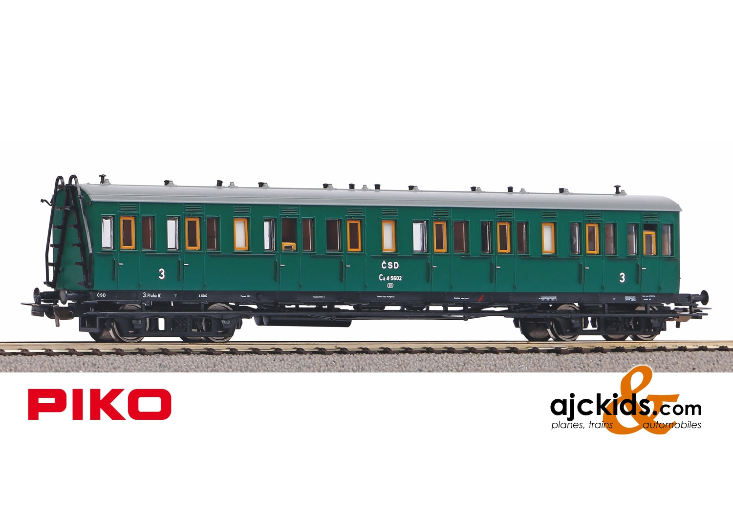 Piko 53318 at Ajckids.com, Abteilwagen CSD trofejni III o.Bh.