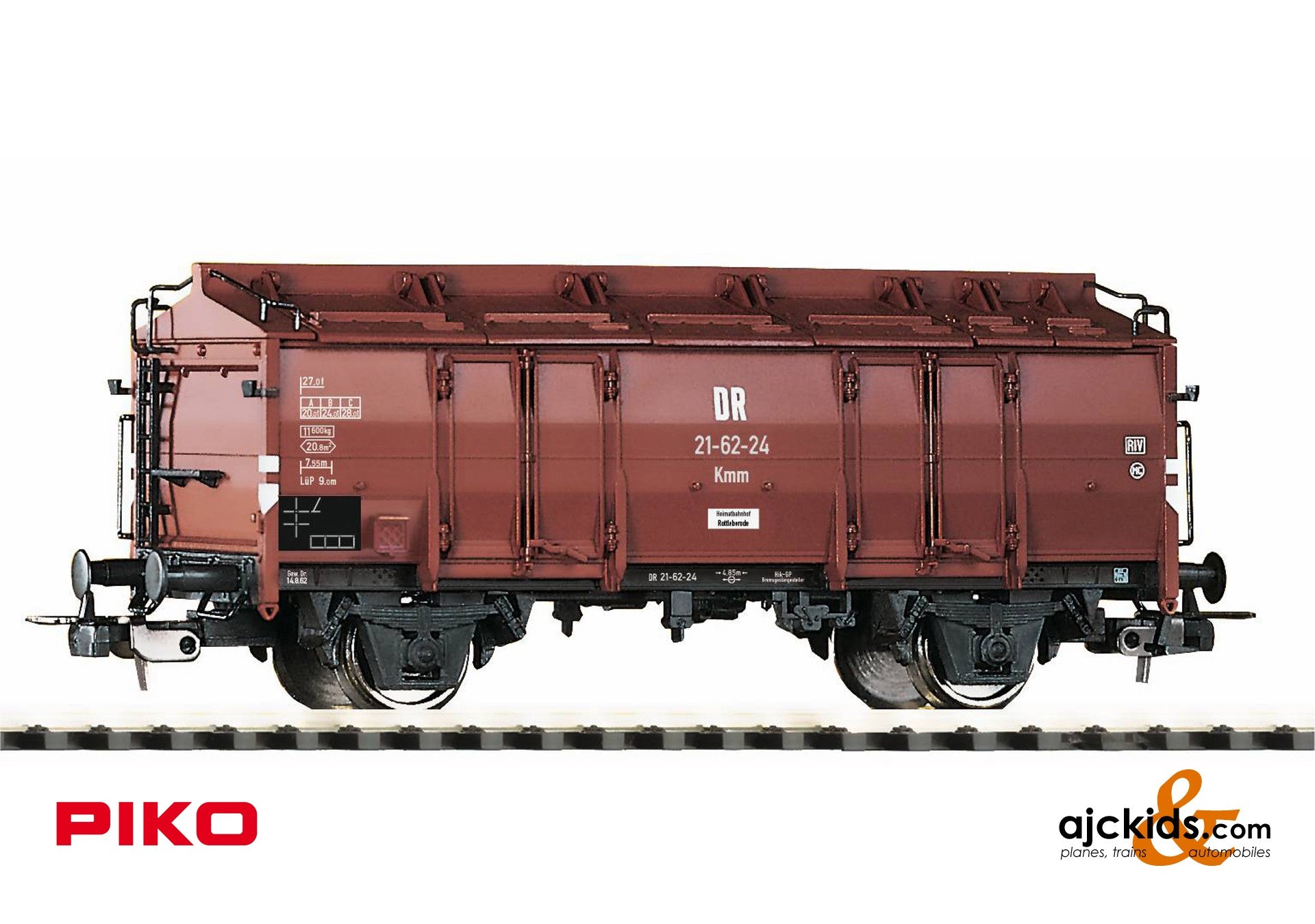 Piko 54443 at Ajckids.com, Kmm21 Covered Gondola DR III