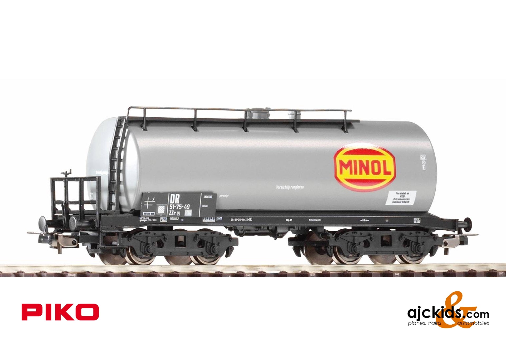 Piko 54498: Uerdingen Tank Car "Minol" DR III – Ajckids