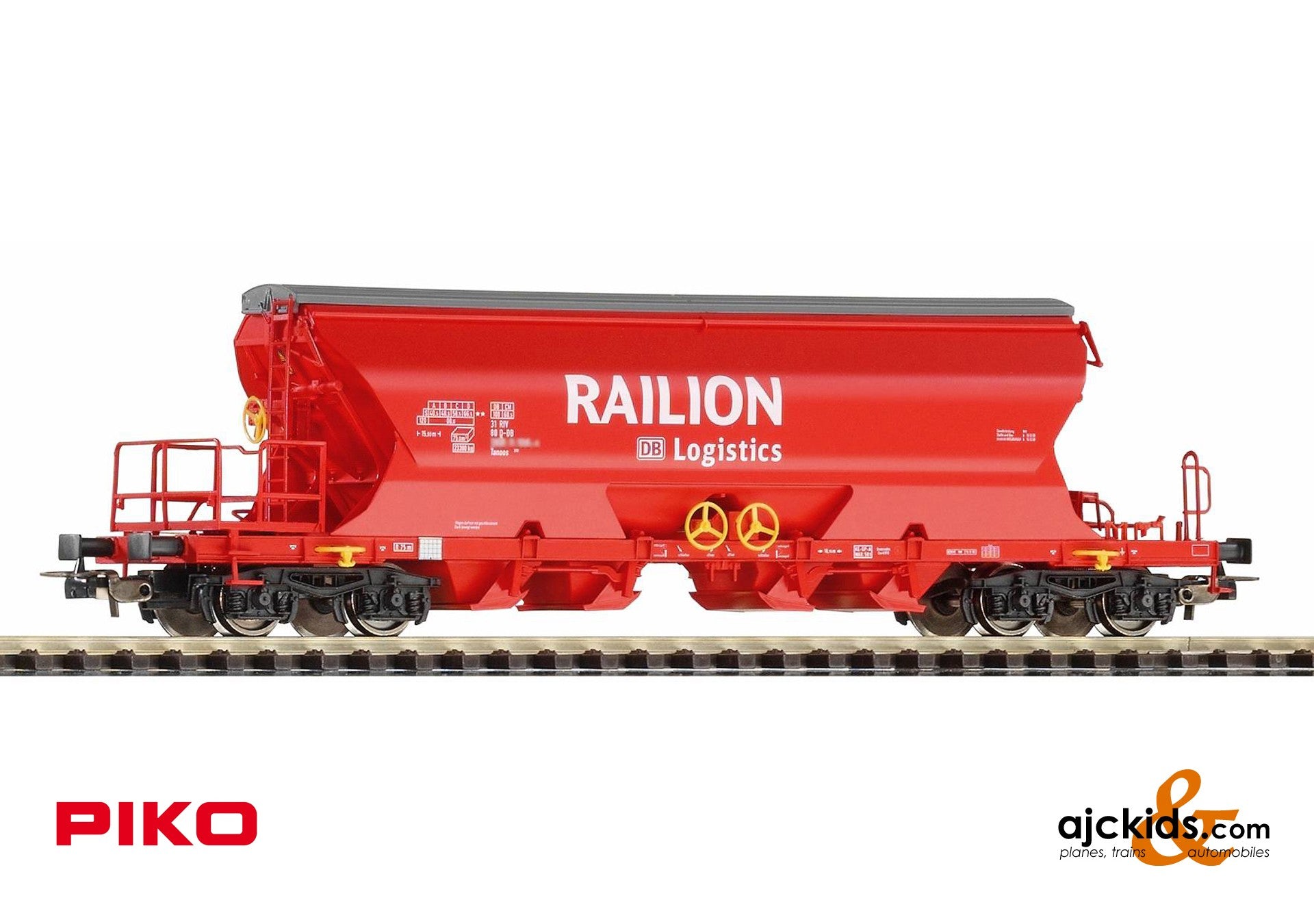 Piko 54637 at Ajckids.com, Tanoos Covered Hopper car Railion Logistics V