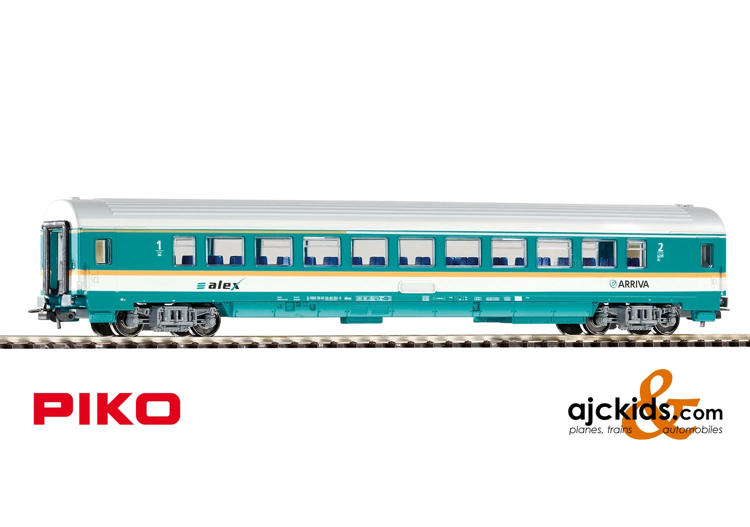 Piko 57619 at Ajckids.com, Passenger Car 1st/2nd Cl. ARRIVA V