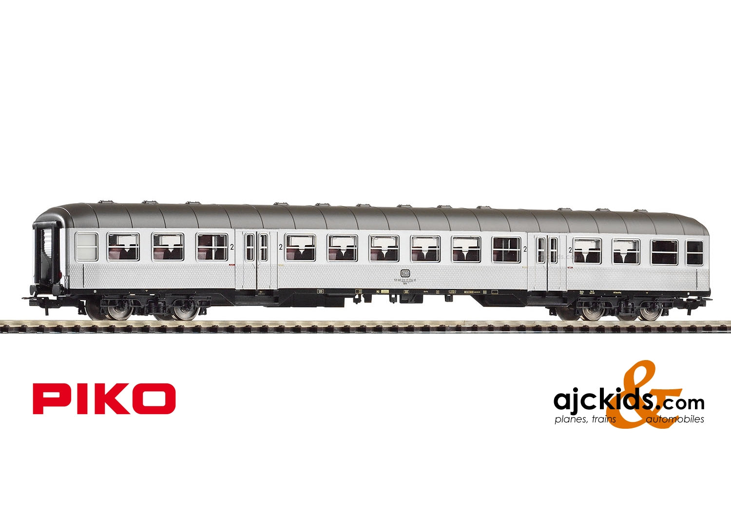 Piko 57650 at Ajckids.com, Silver Coin Coach 2nd Cl. DB IV