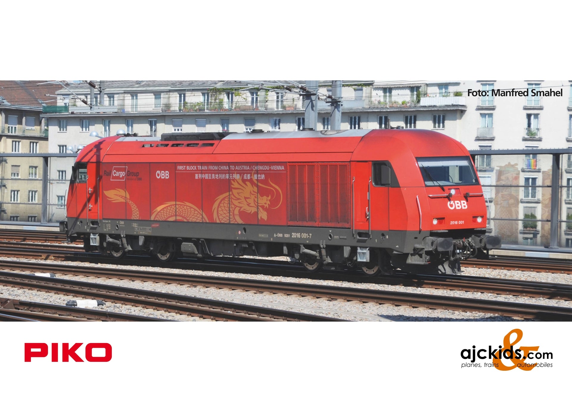 Piko 57995: Rh2016 Diesel Locomotive Seidenstrasse ÖBB VI – Ajckids