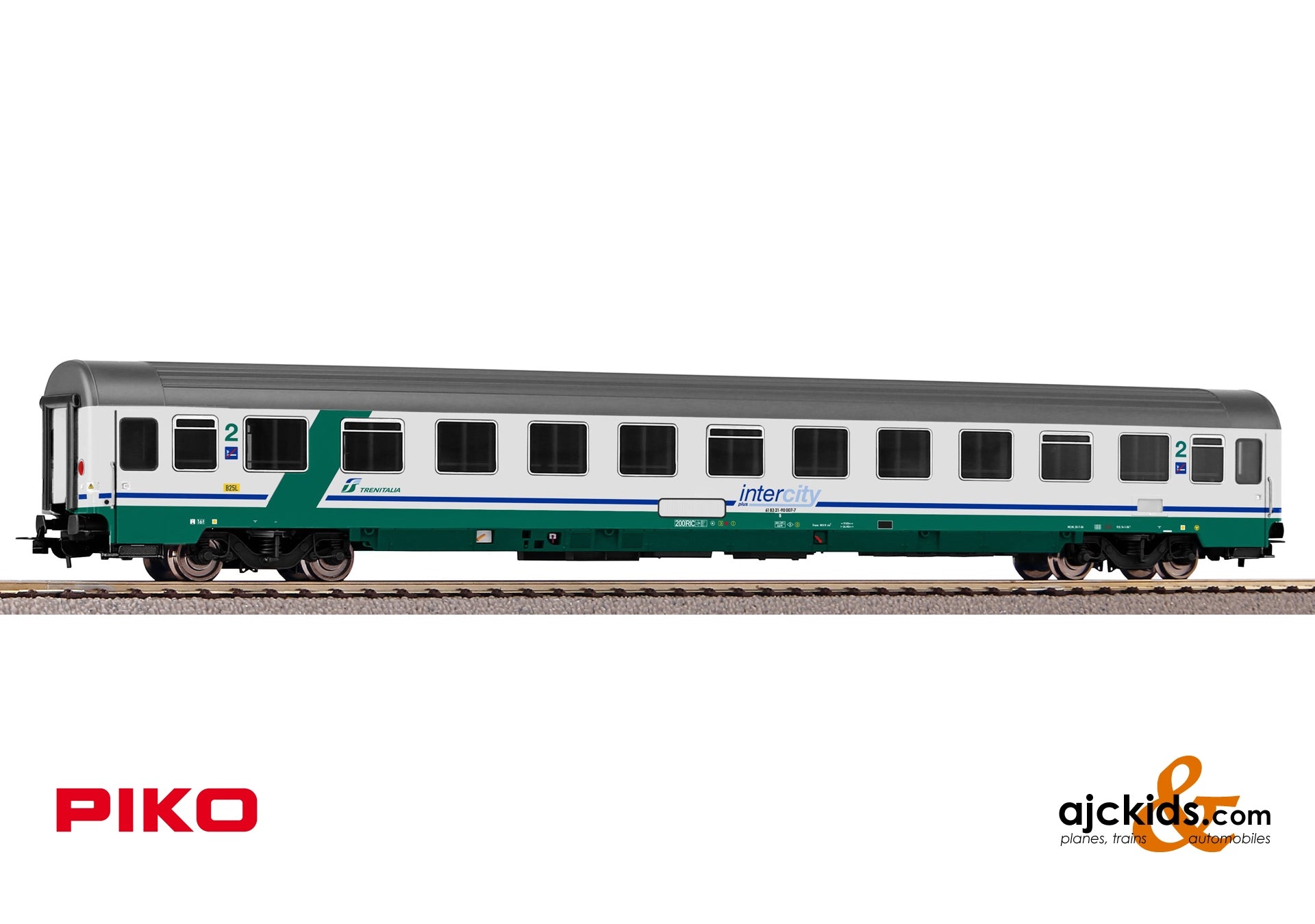 Piko 58545: Eurofima 2nd Cl. Passenger Car Intercity Plus FS V – Ajckids