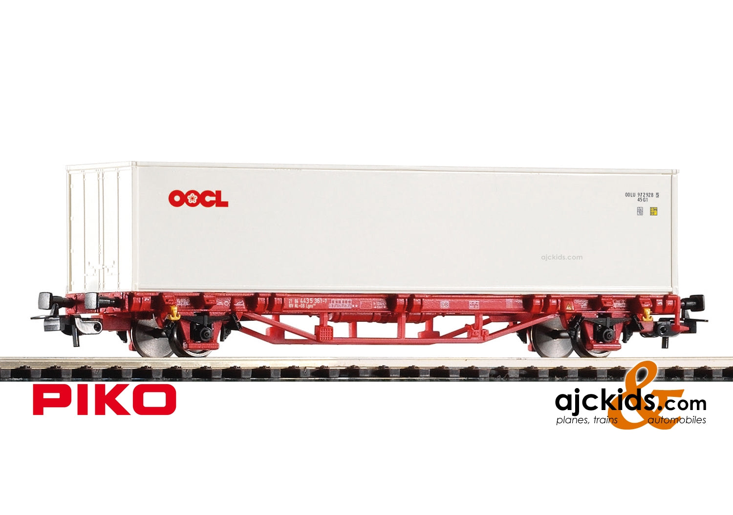 Piko 58754 at Ajckids.com, Container Car w/2 20' Containers NS VI
