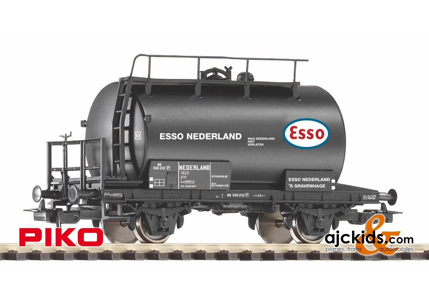 Piko 58789 at Ajckids.com, 2-Axle Tank Car ESSO NS III