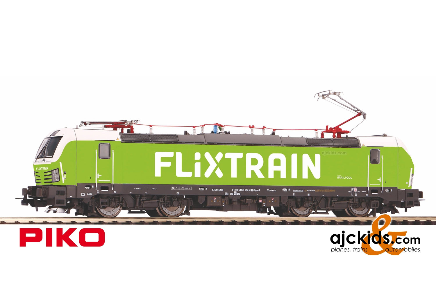 Piko 59196 at Ajckids.com, Vectron Electric Locomotive BR 193 Flixtrain VI