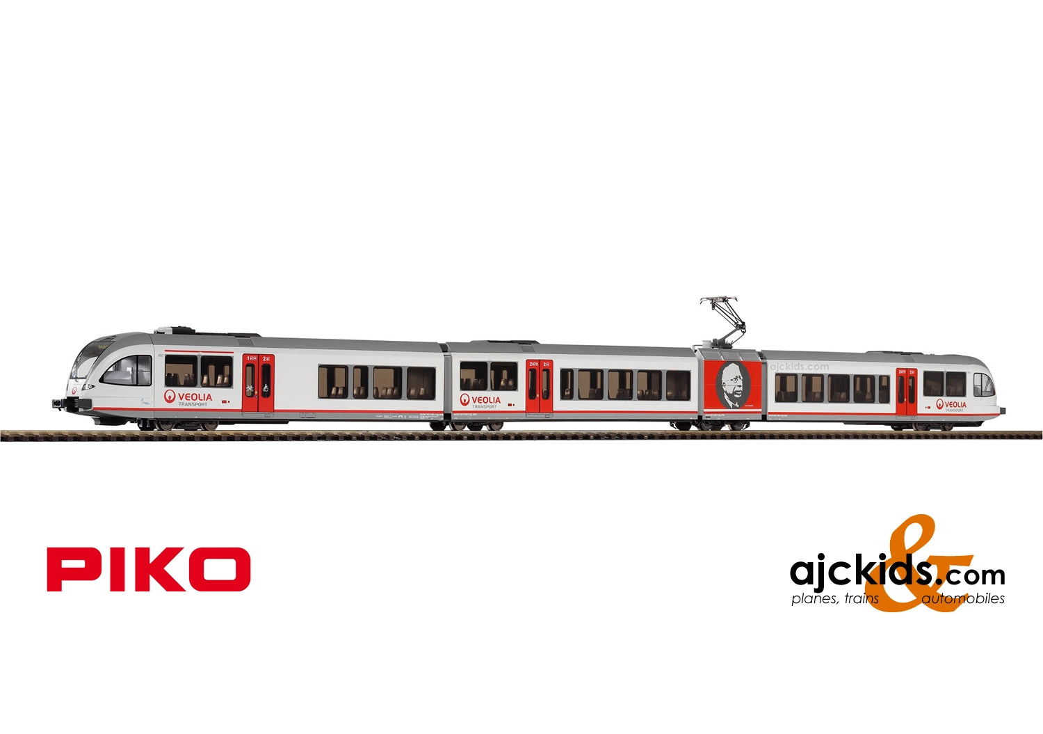 Piko 59336 at Ajckids.com, Stadler GTW 2/6 Electric Railcar Veolia VI ...