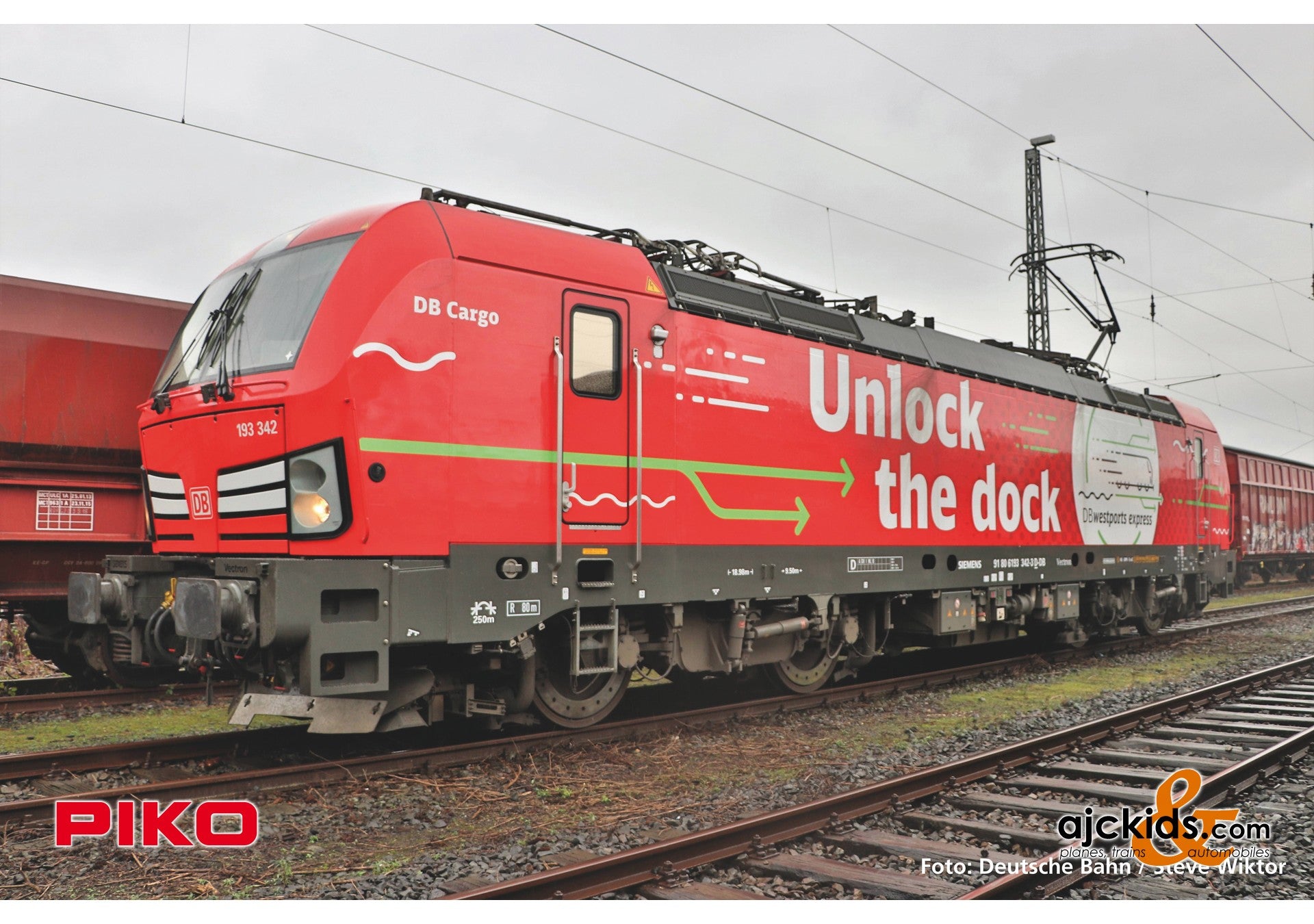 Piko 59396 at Ajckids.com, BR 193 342 Electric Locomotive Unlock the ...