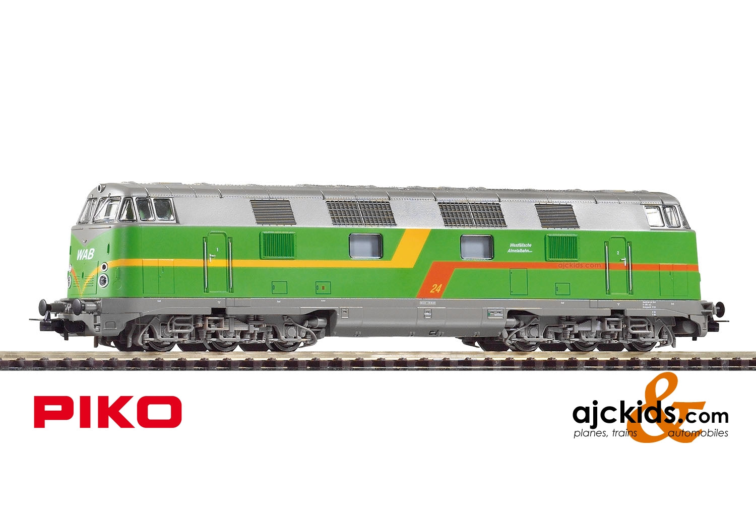 Piko 59586 at Ajckids.com, WAB 24 Diesel Locomotive 6-Axle V