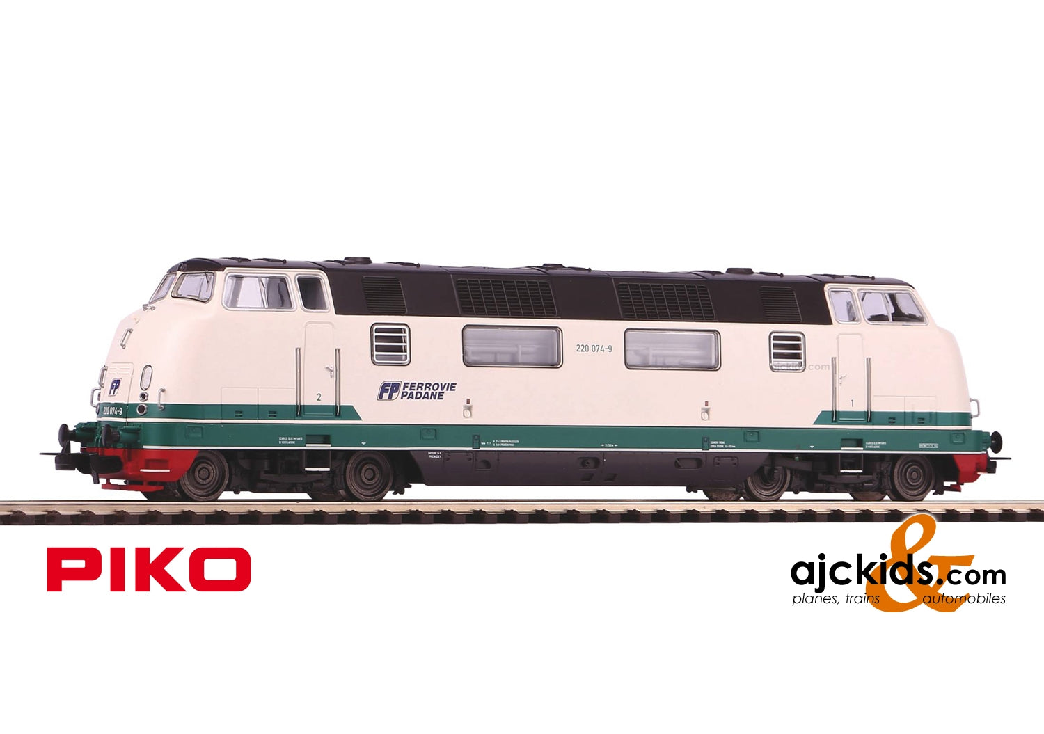 Piko 59716 at Ajckids.com, BR 220 Diesel Locomotive Ferrovie Padana w ...