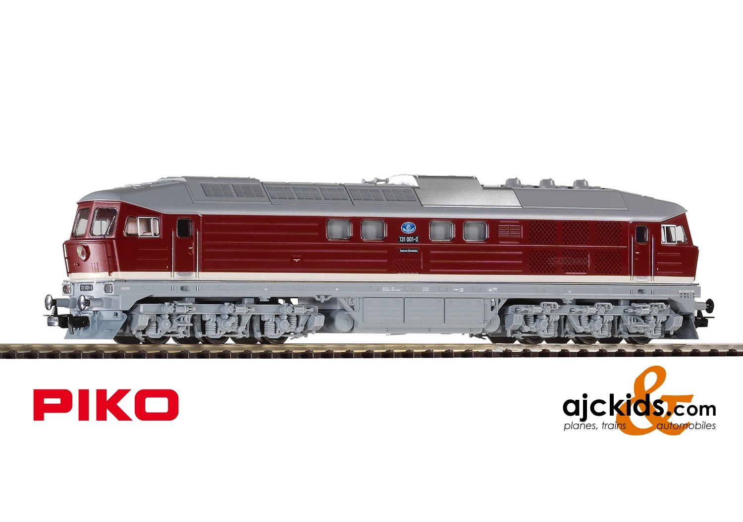 Piko 59753 at Ajckids.com, BR 131 Diesel Locomotive w/Plow DR IV (AC 3 ...