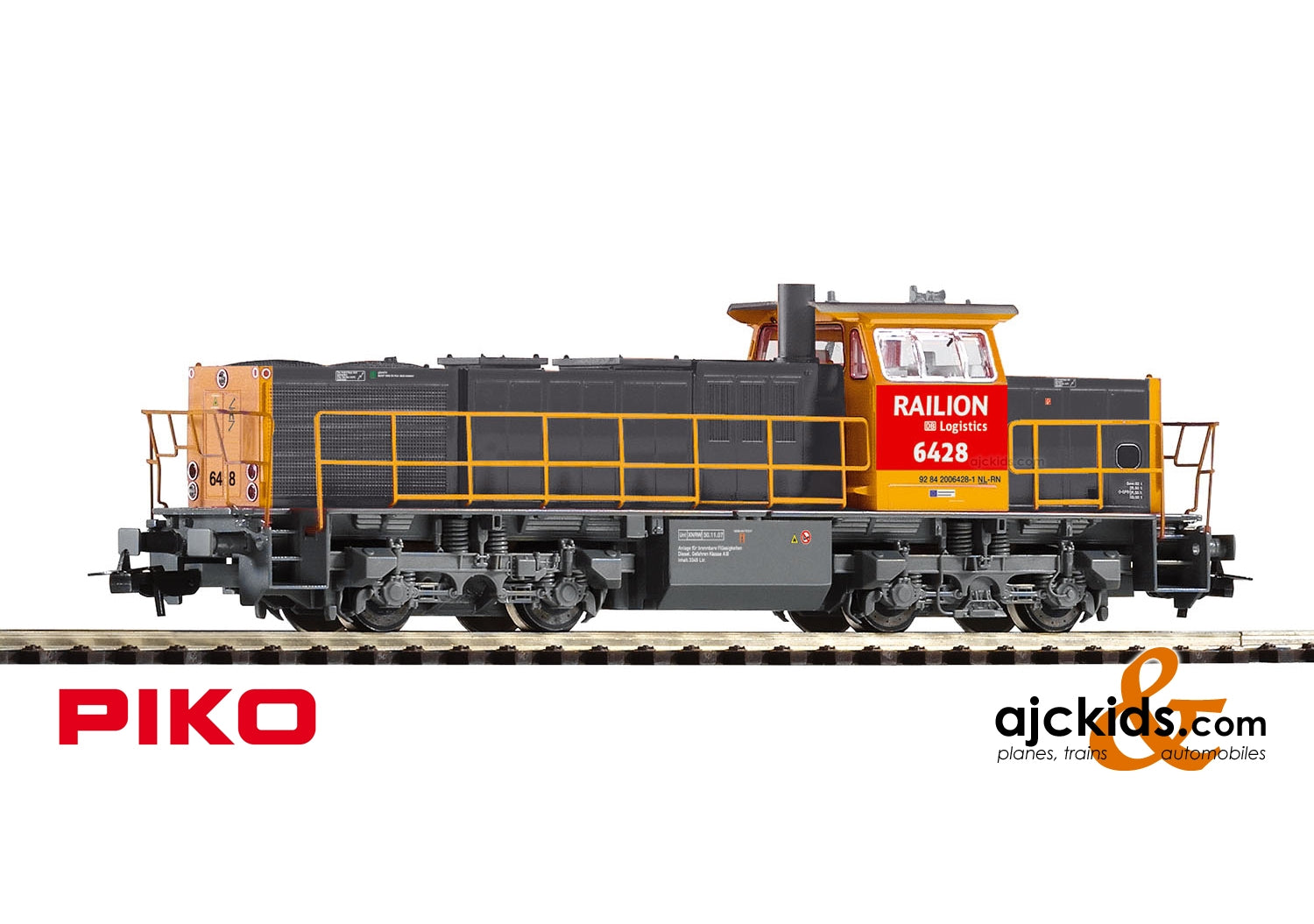 Piko 59822 at Ajckids.com, 6400 Diesel Locomotive NS VI Gray-Yellow (AC ...