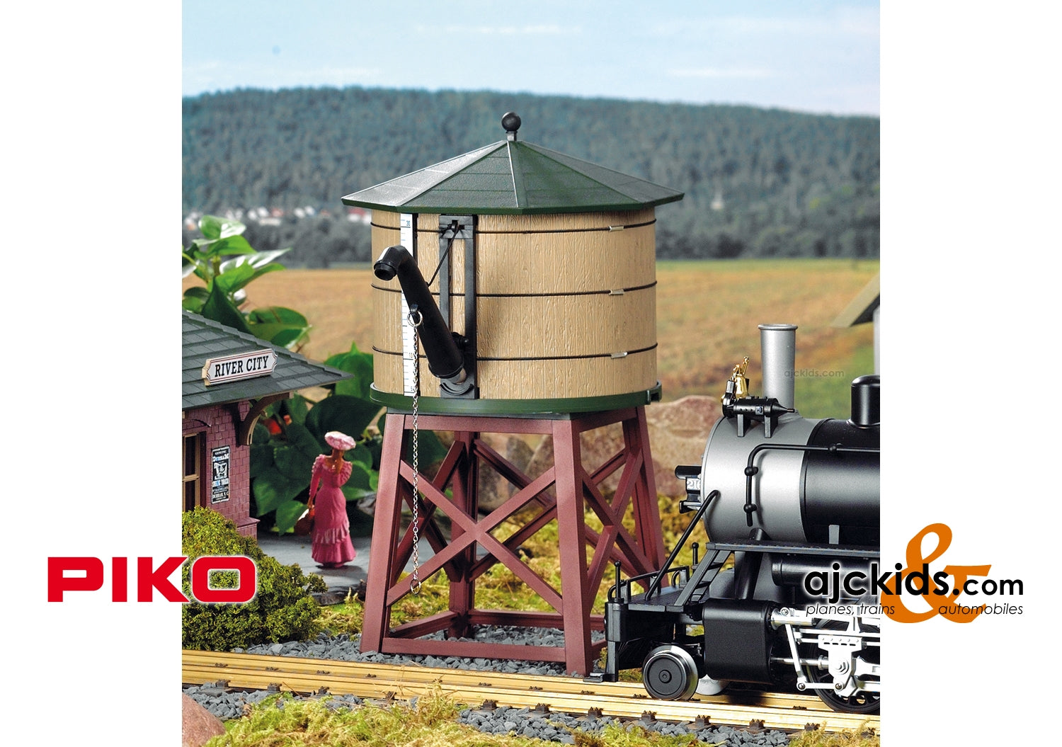 Piko 62710 at Ajckids.com, River City Water Tower Built-Up
