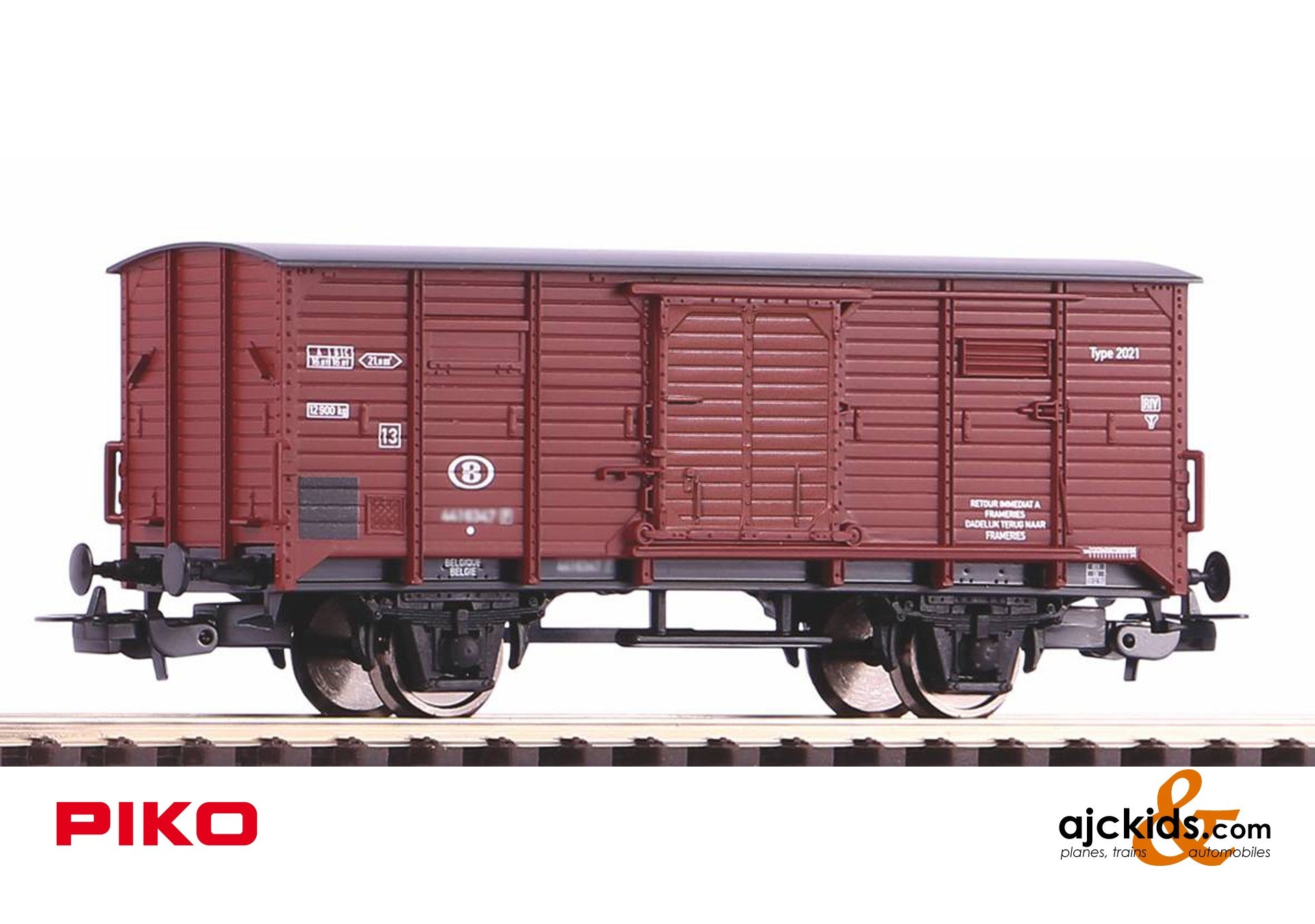 Piko 95356 at Ajckids.com, G02 Boxcar SNCB III