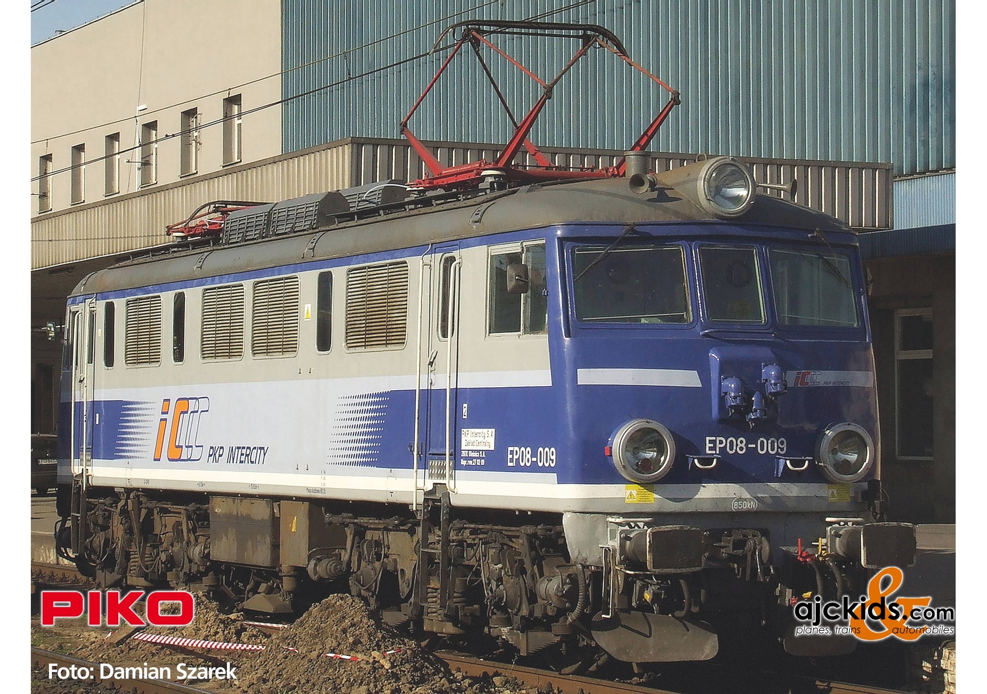Piko 96385: EU07/08 Electric Locomotive, Sound PKP IC – Ajckids