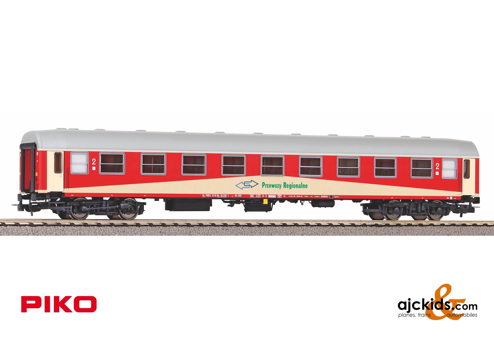 Piko 97622: 111A 2nd Cl. Passenger Car PKP IV – Ajckids