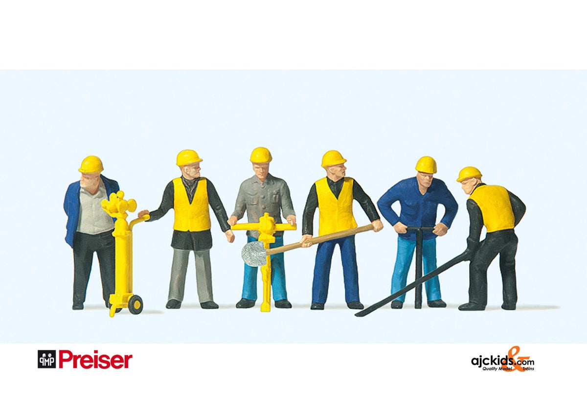 Preiser 10035 Sewer/road const crew 6 pcs – Ajckids