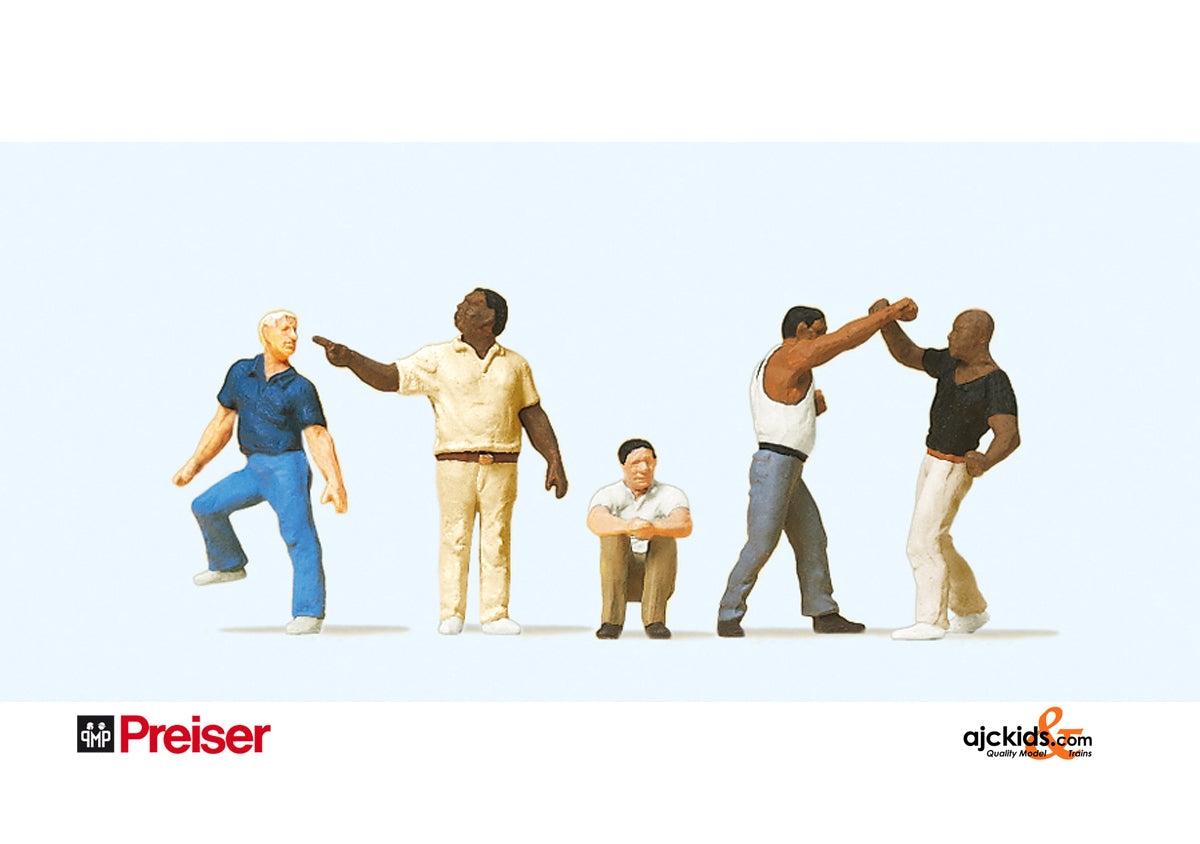 Preiser 10475 Street Scene (5 pieces) – Ajckids