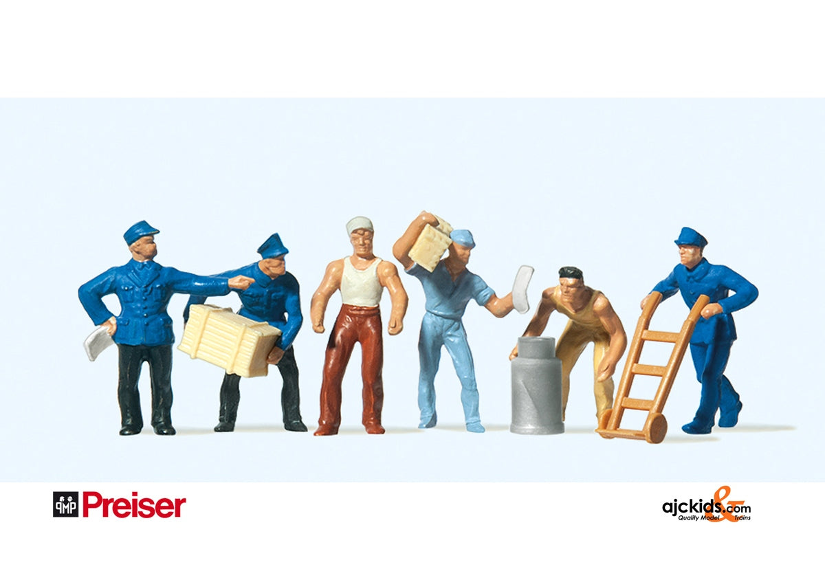 Preiser 14016 Delivery men with loads (6 pieces) – Ajckids