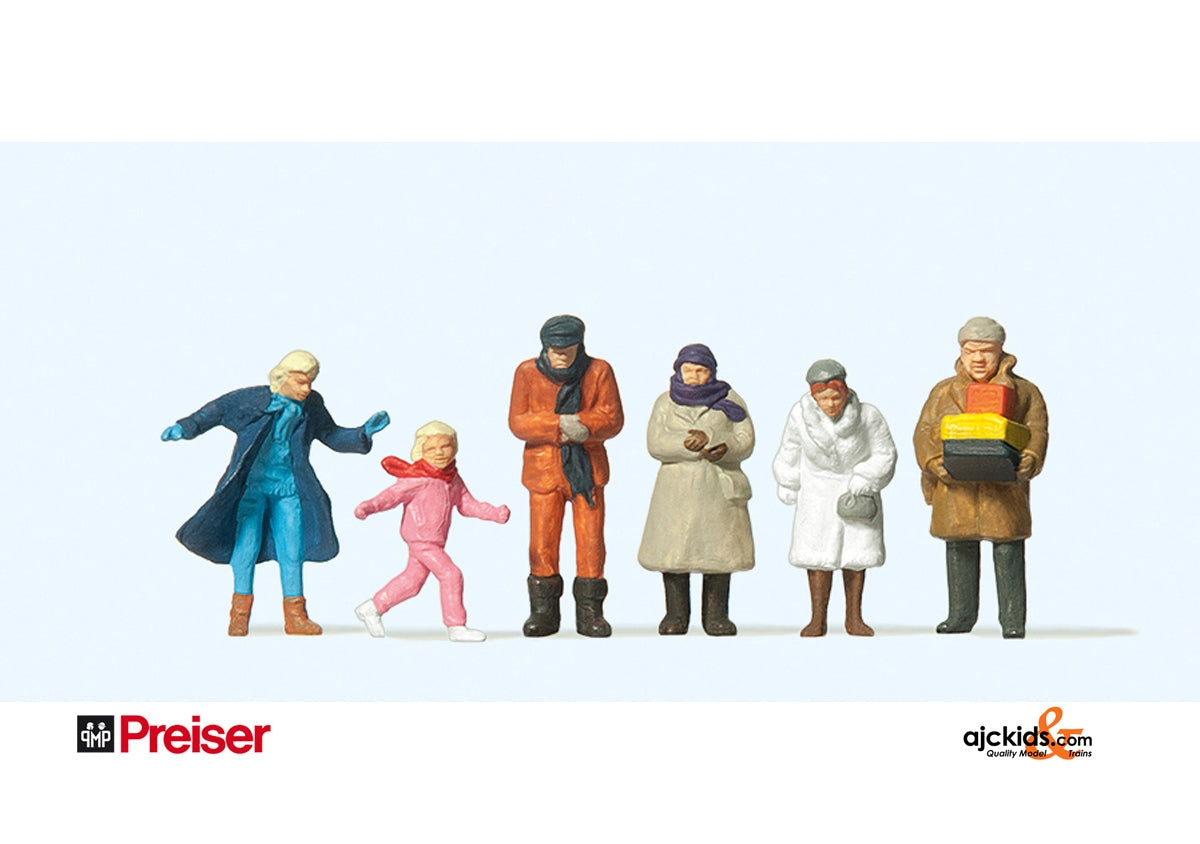 Preiser 14037 Passers-By In Winter (6 pieces) – Ajckids