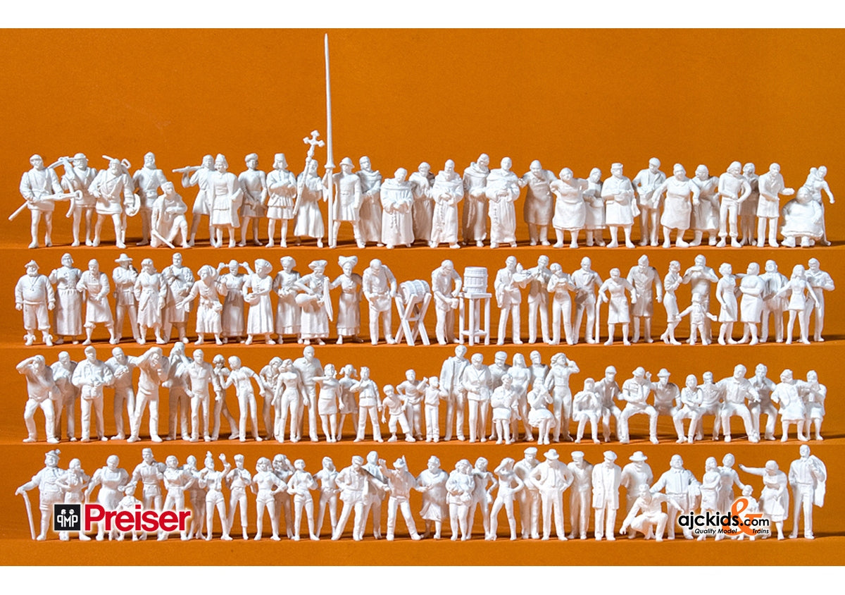 Preiser 16359 Medieval Festival Unpainted – Ajckids