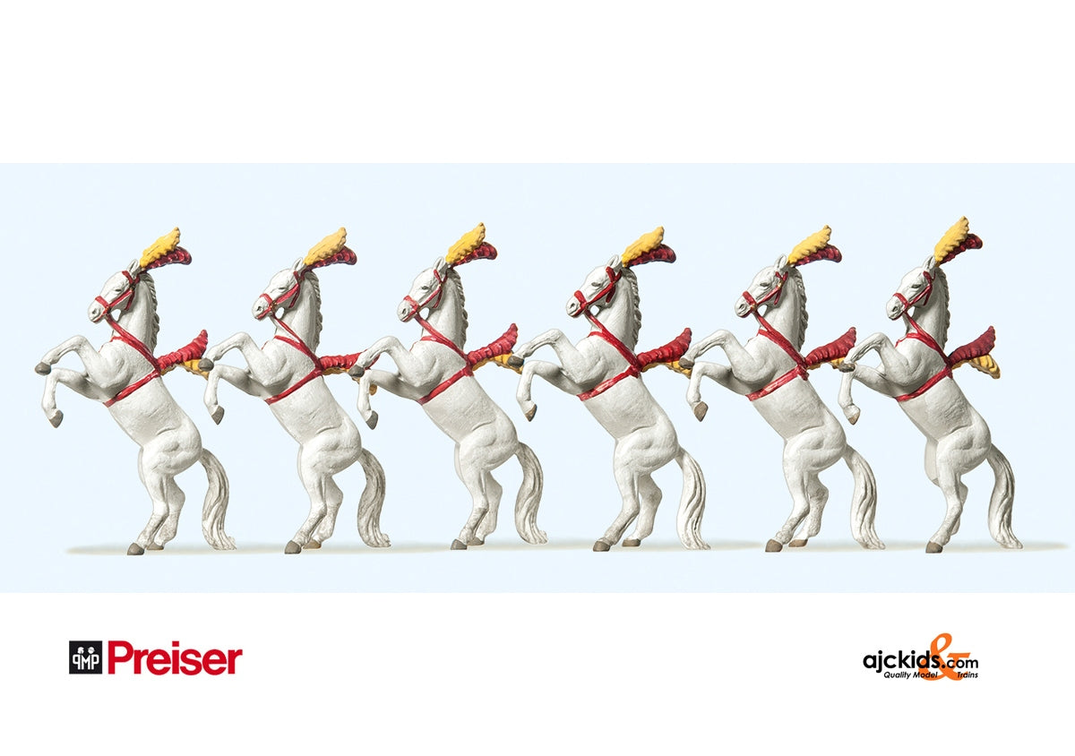 Preiser Figures Preiser 20382 - Performing show horse 6 pcs – Ajckids