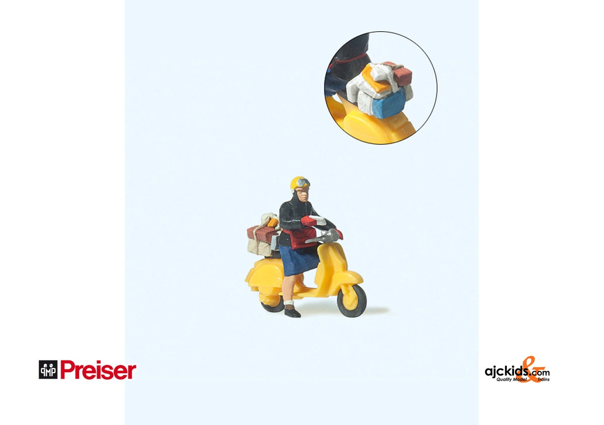 Preiser Figures Preiser 28249 - Post Women on Scooter – Ajckids