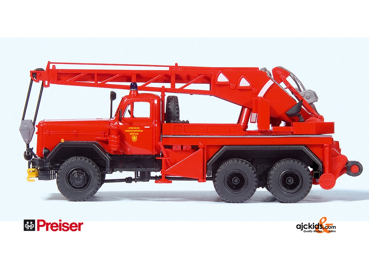 Preiser Figures Preiser 31269 - Magirus Crane Truck Kit – Ajckids