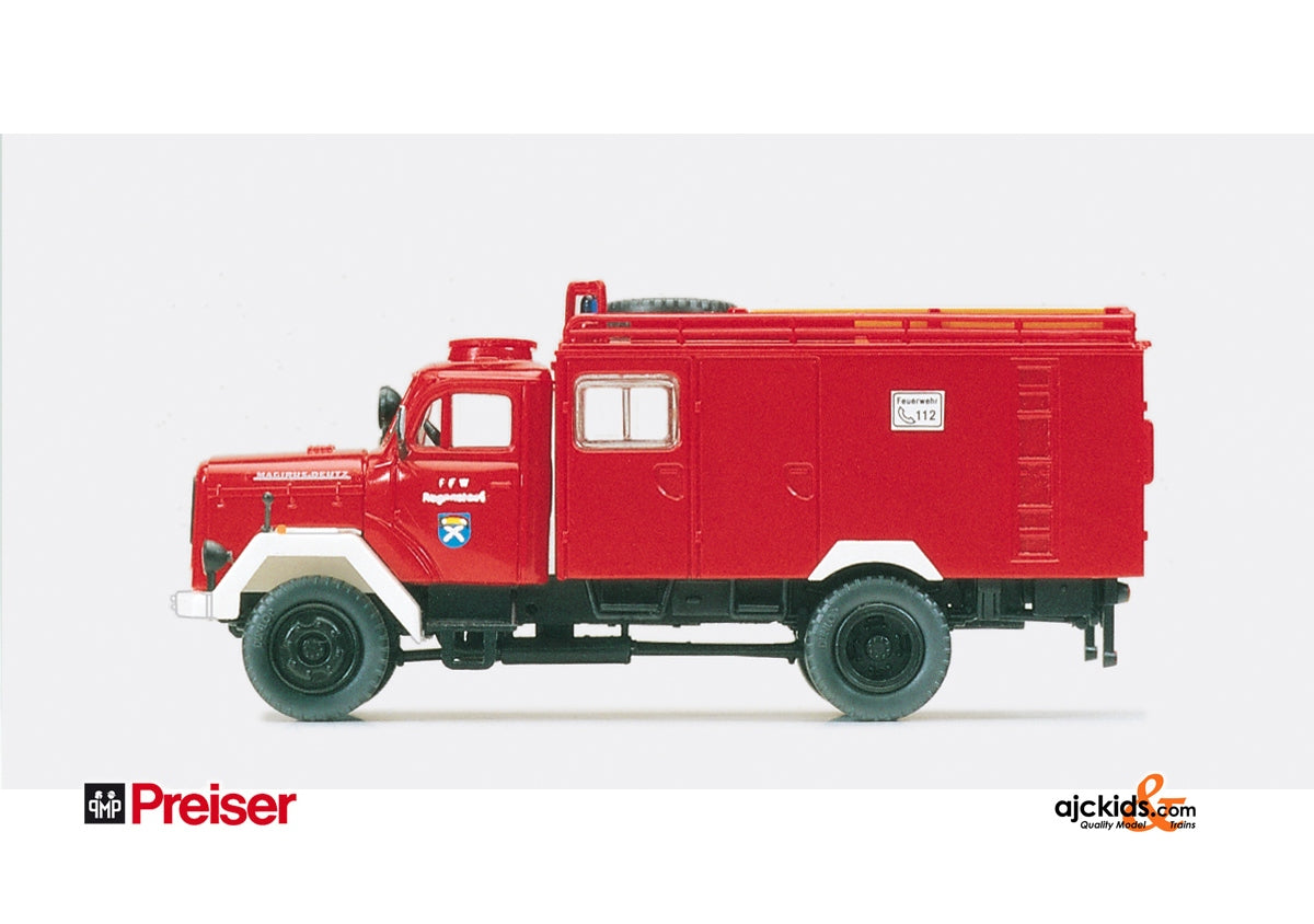 Preiser Figures Preiser 31276 - Magirus M125A hose truck – Ajckids