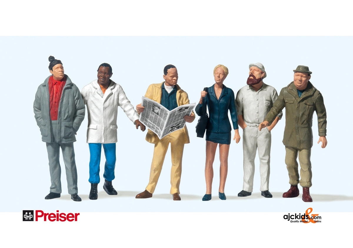 Preiser 45156 City Passers-By 6 pcs – Ajckids