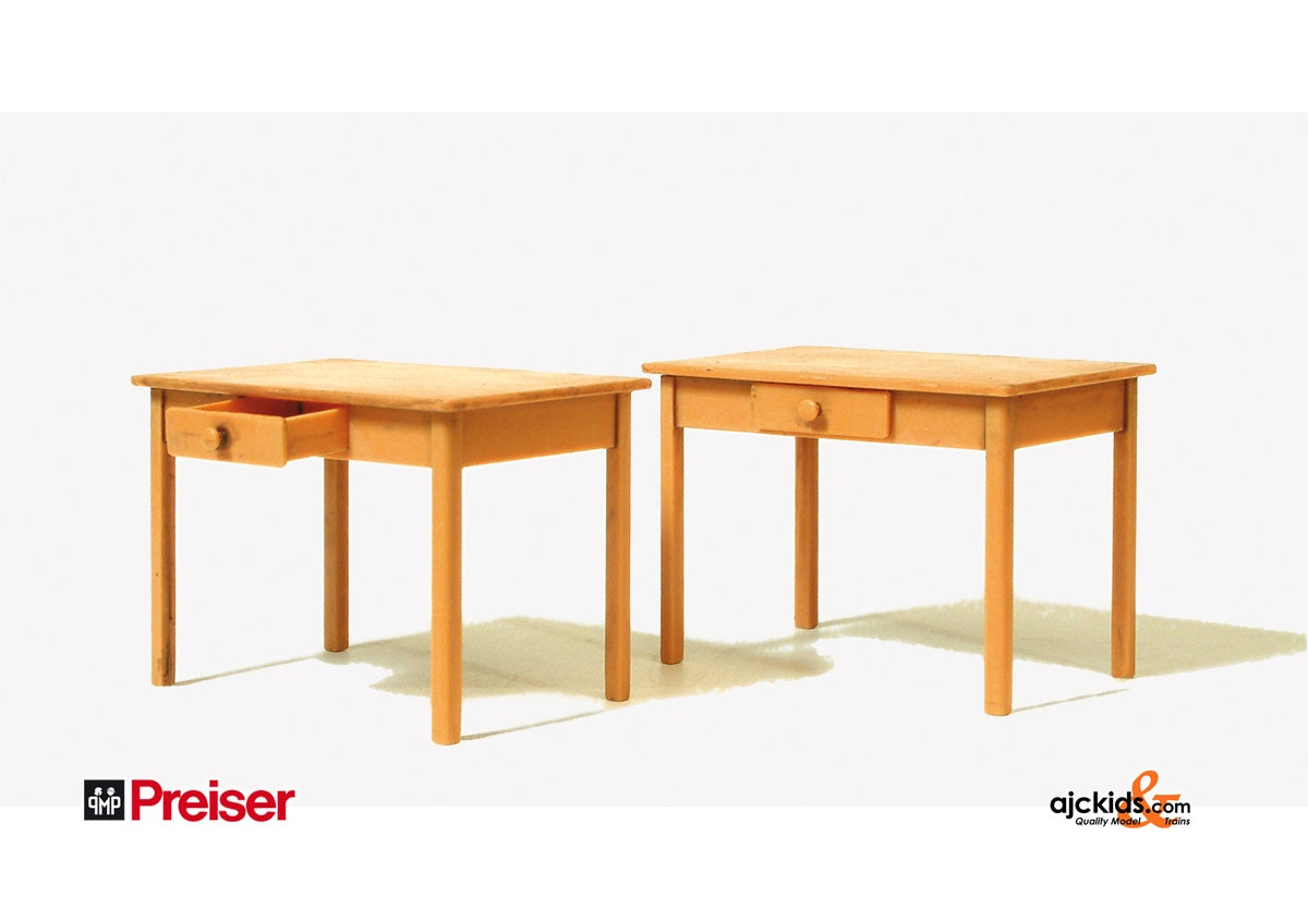 Preiser 45220 Tables Unpainted 2 pcs – Ajckids