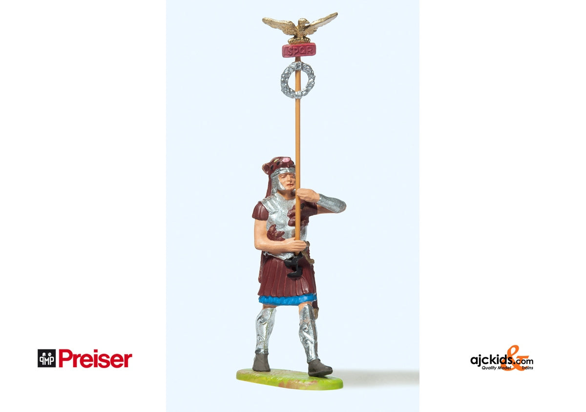 Preiser 50202 Roman marching with eagle 1:25 – Ajckids