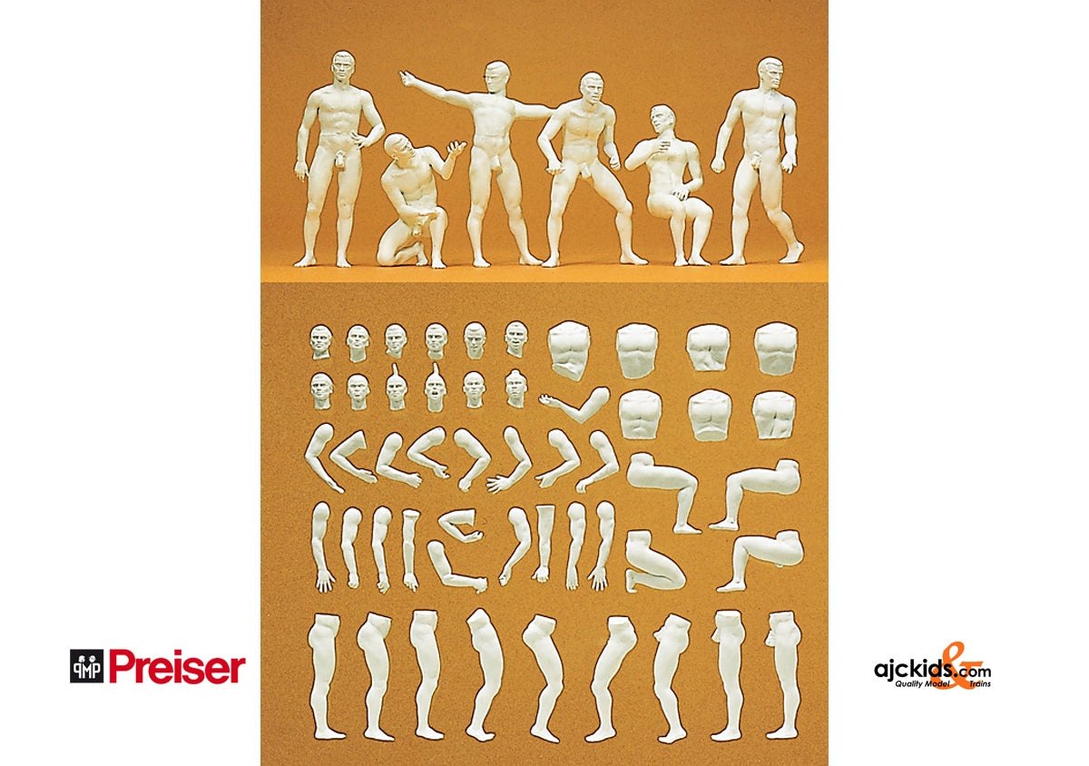 Preiser 58000 Fig Adam unptd 1:24 kit – Ajckids