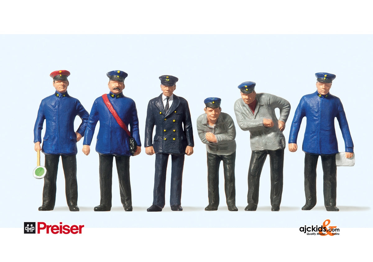 Preiser Figures Preiser 65329 - Railway personnel 1:43 – Ajckids
