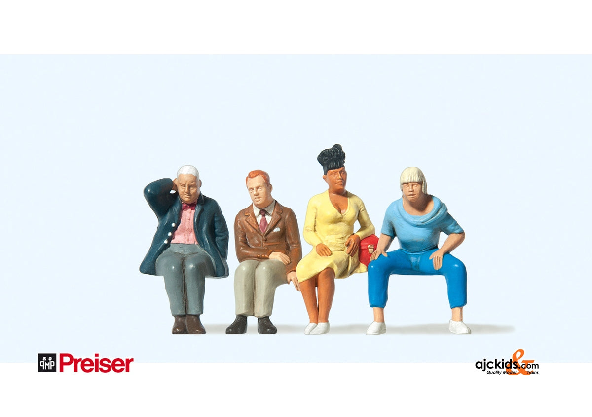 Preiser Figures Preiser 65350 - Seated Travellers #1 – Ajckids