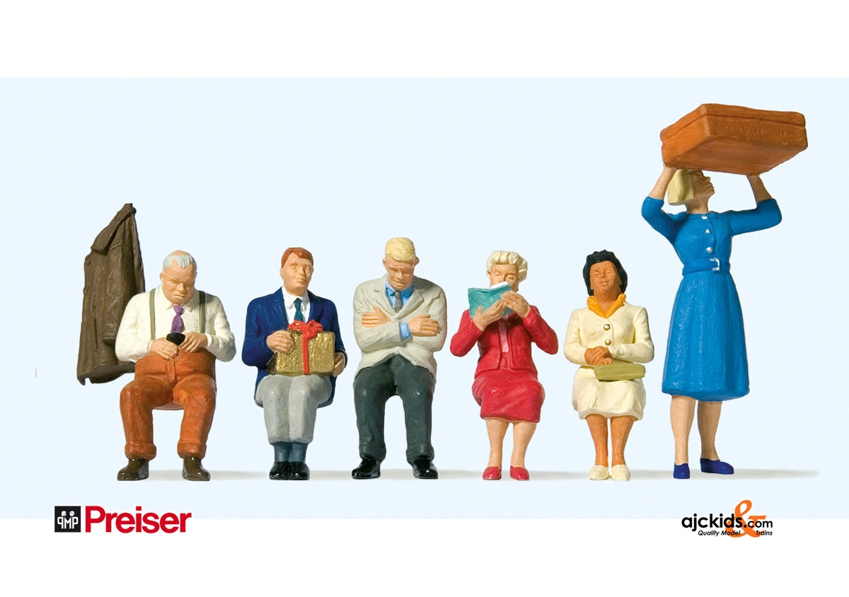 Preiser 65368 Seated Passengers (6 pieces) – Ajckids