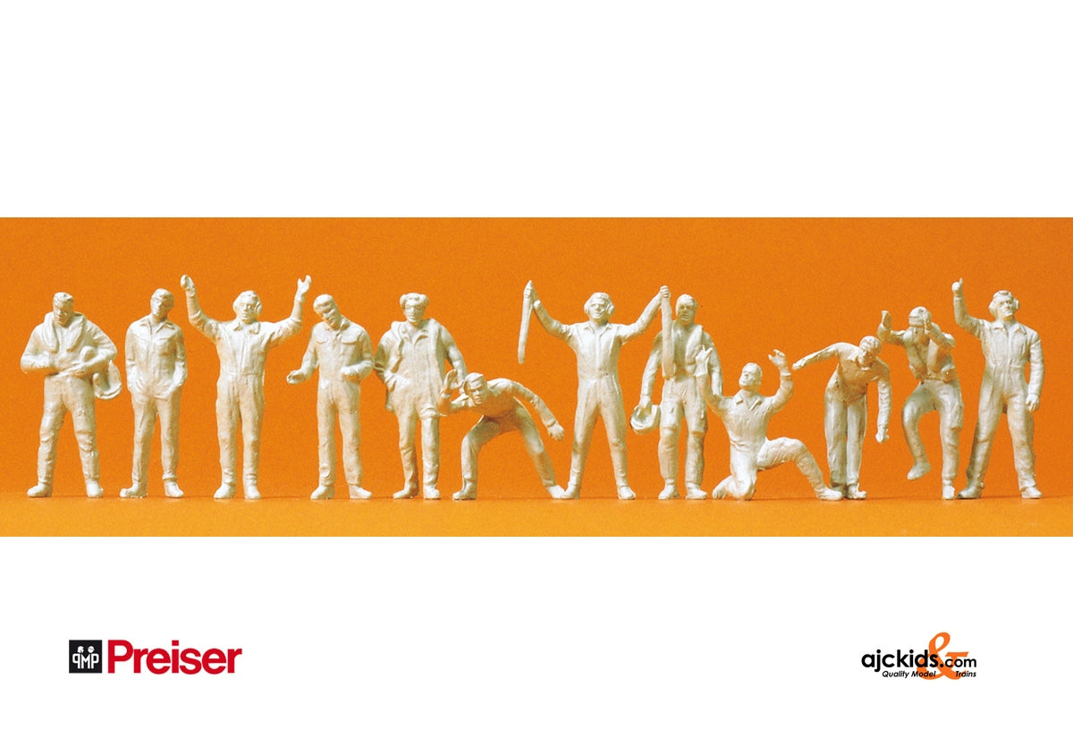 Preiser Figures Preiser 67000 - Ger Pilot/Ground Crew 12/ – Ajckids